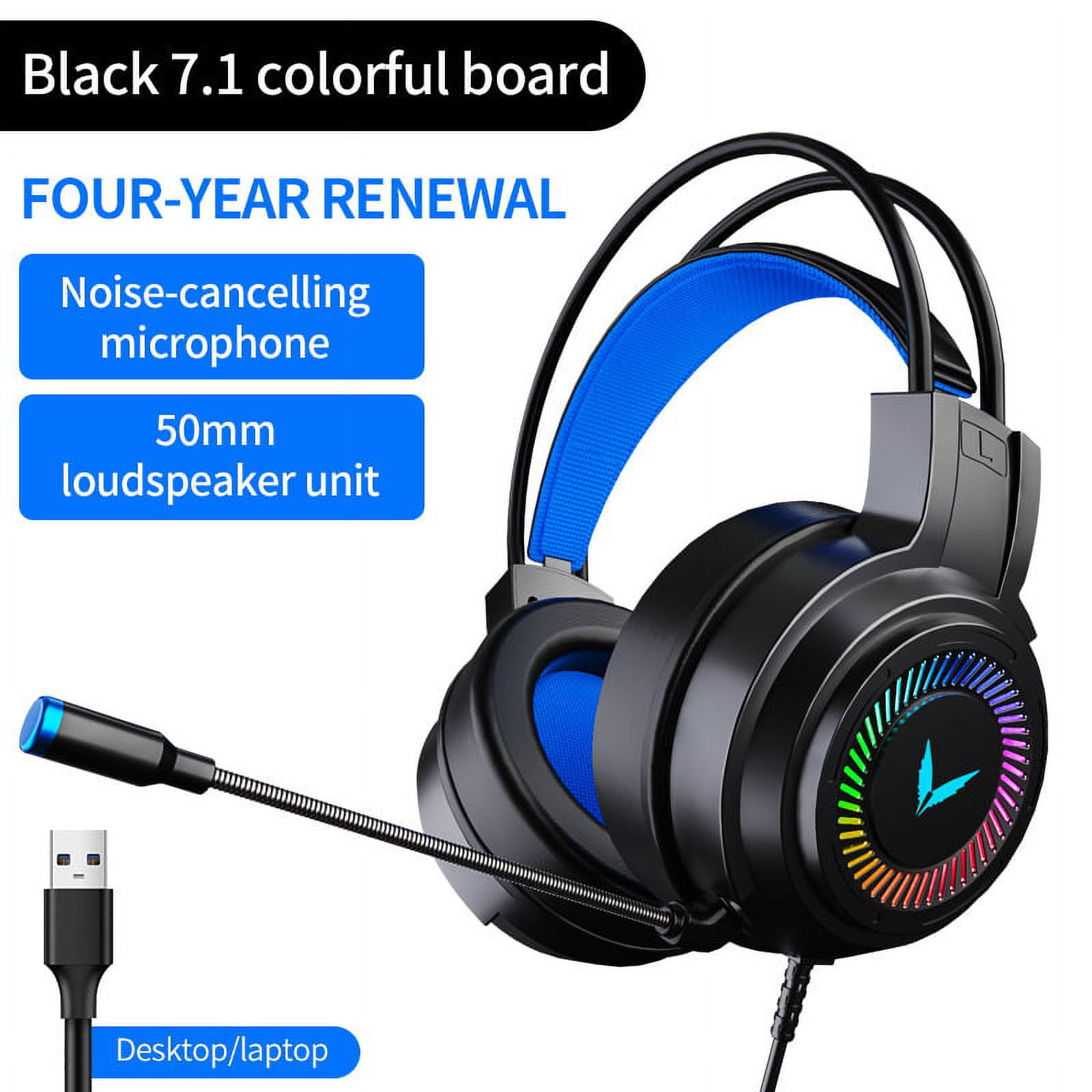 Computer Headphone Channel Eat Chicken Wired Headset Game Headset With ...