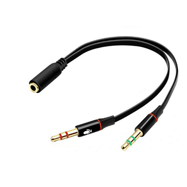 2 In 1 3.5mm Headset Splitter 3.5mm Female to 2 Dual 3.5mm Male ...