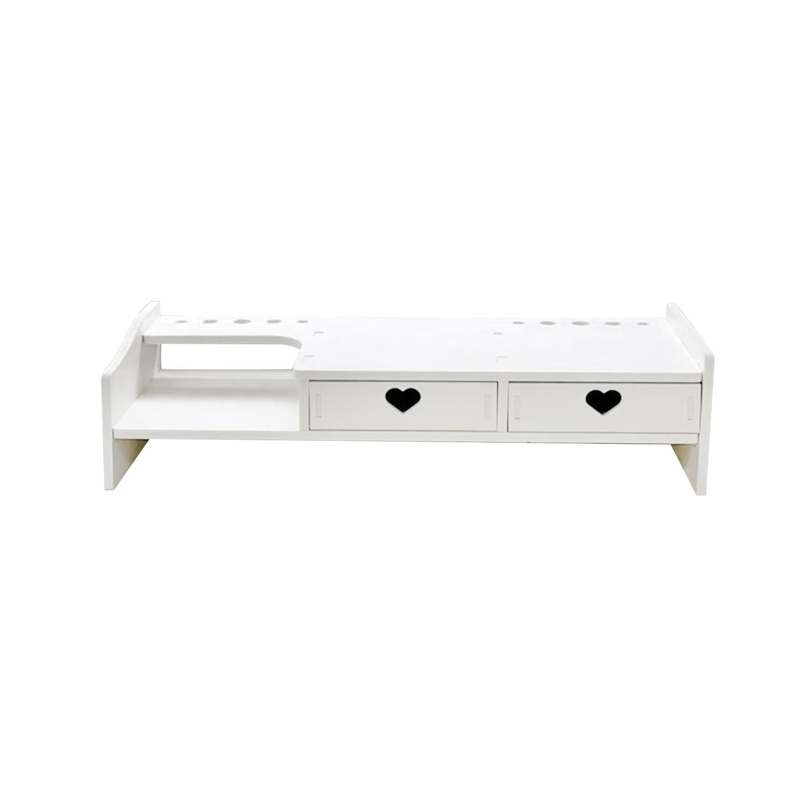 Computer Heightened Shelf Desktop Storage Rack Ergonomic Monitor Stand ...