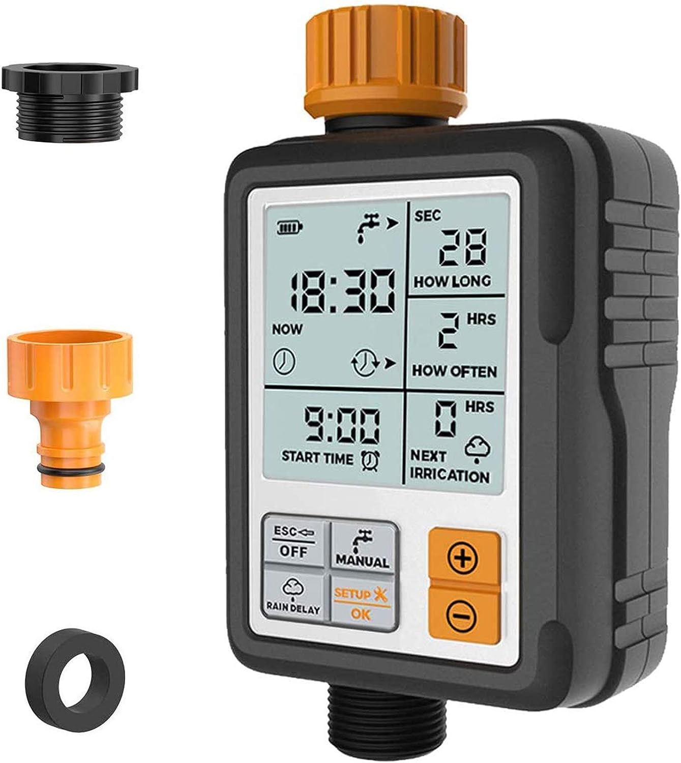 Computer Irrigation Digital Irrigation Clock Programmable Garden Lawn ...