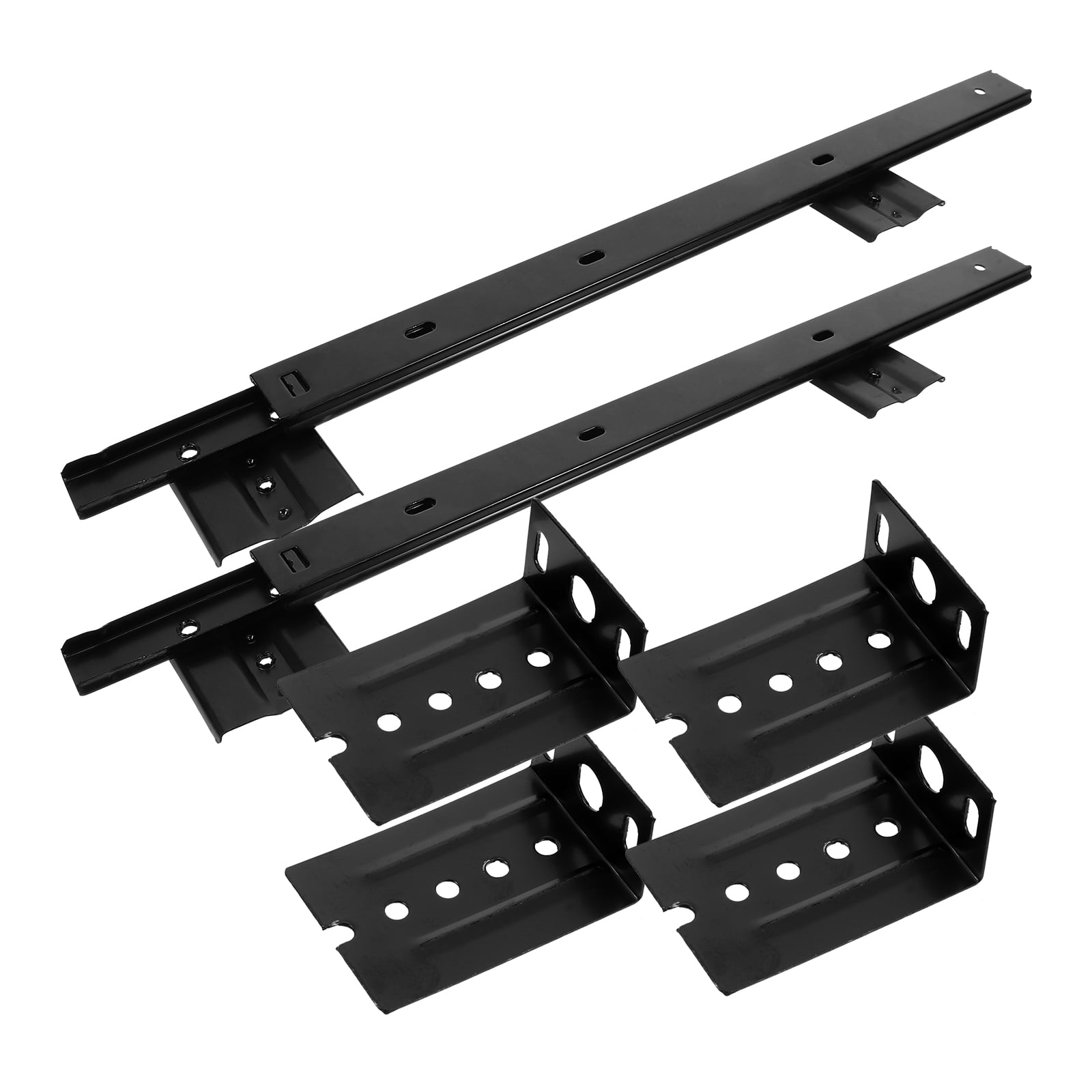 HAKIDZEL Keyboard Slide Heavy Duty Steel Set 13.8x1.1x0.3in for Home ...