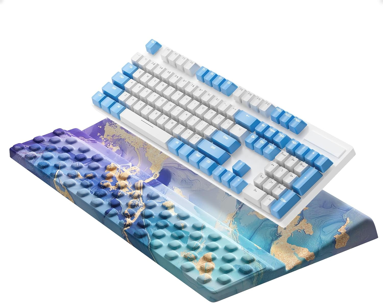 Computer Keyboard Stand Tilt with Wrist Rest, Comfy Ergonomic Keyboard ...