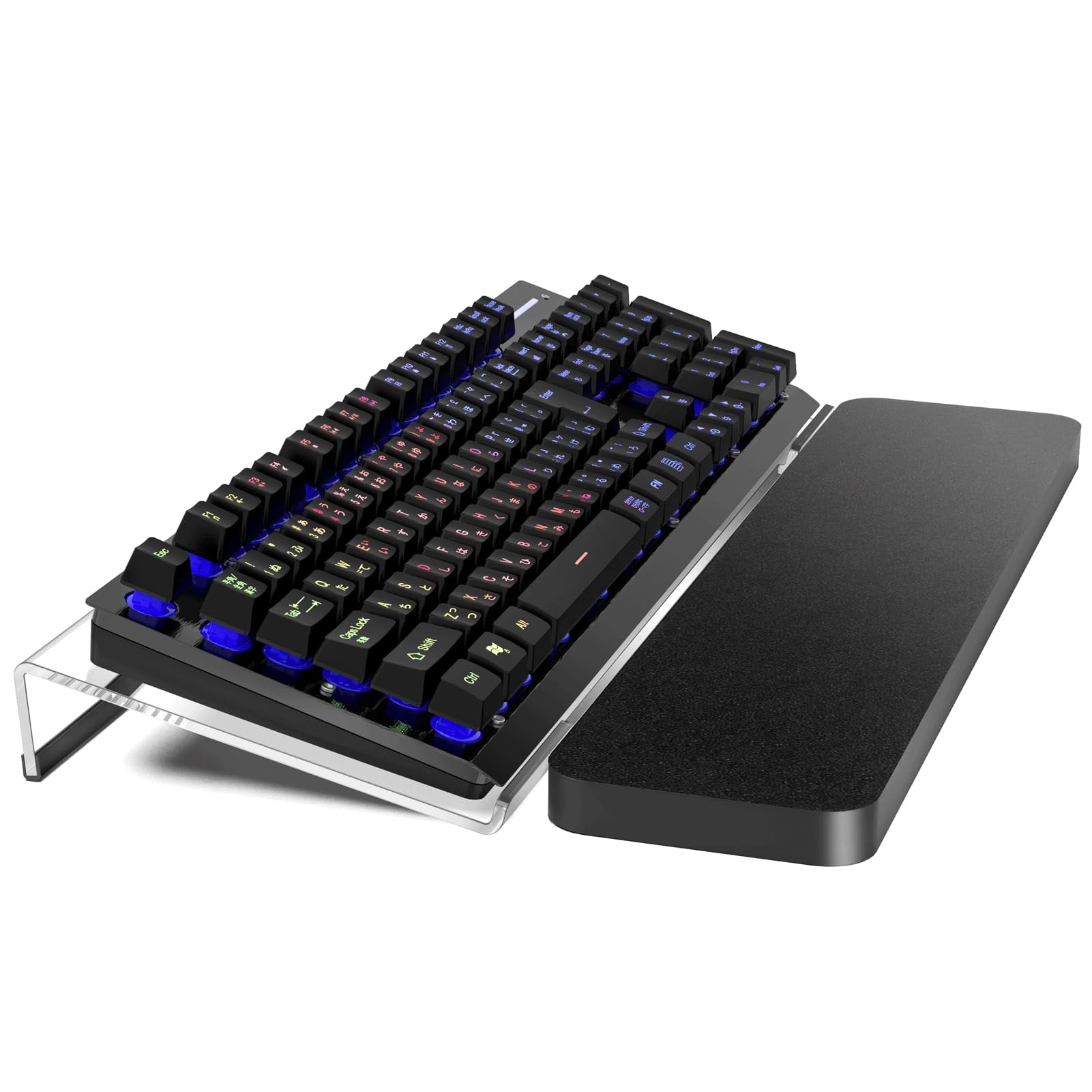 Computer Keyboard Stand with Keyboard Wrist Rest, Acrylic Keyboard ...