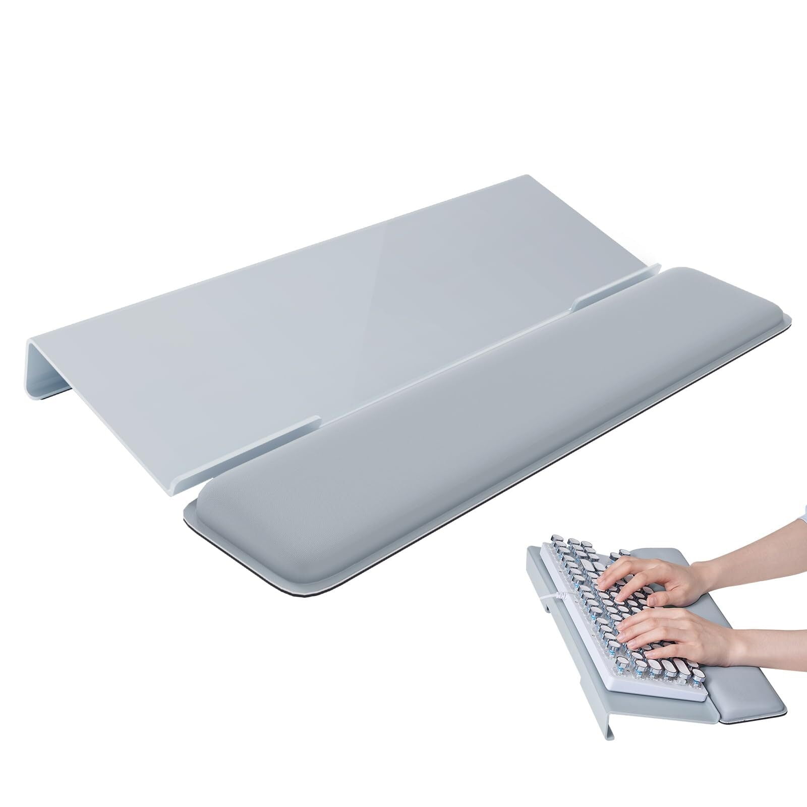 Computer Keyboard Wrist Rest Stand for Desktop, Keyboard Holder for ...