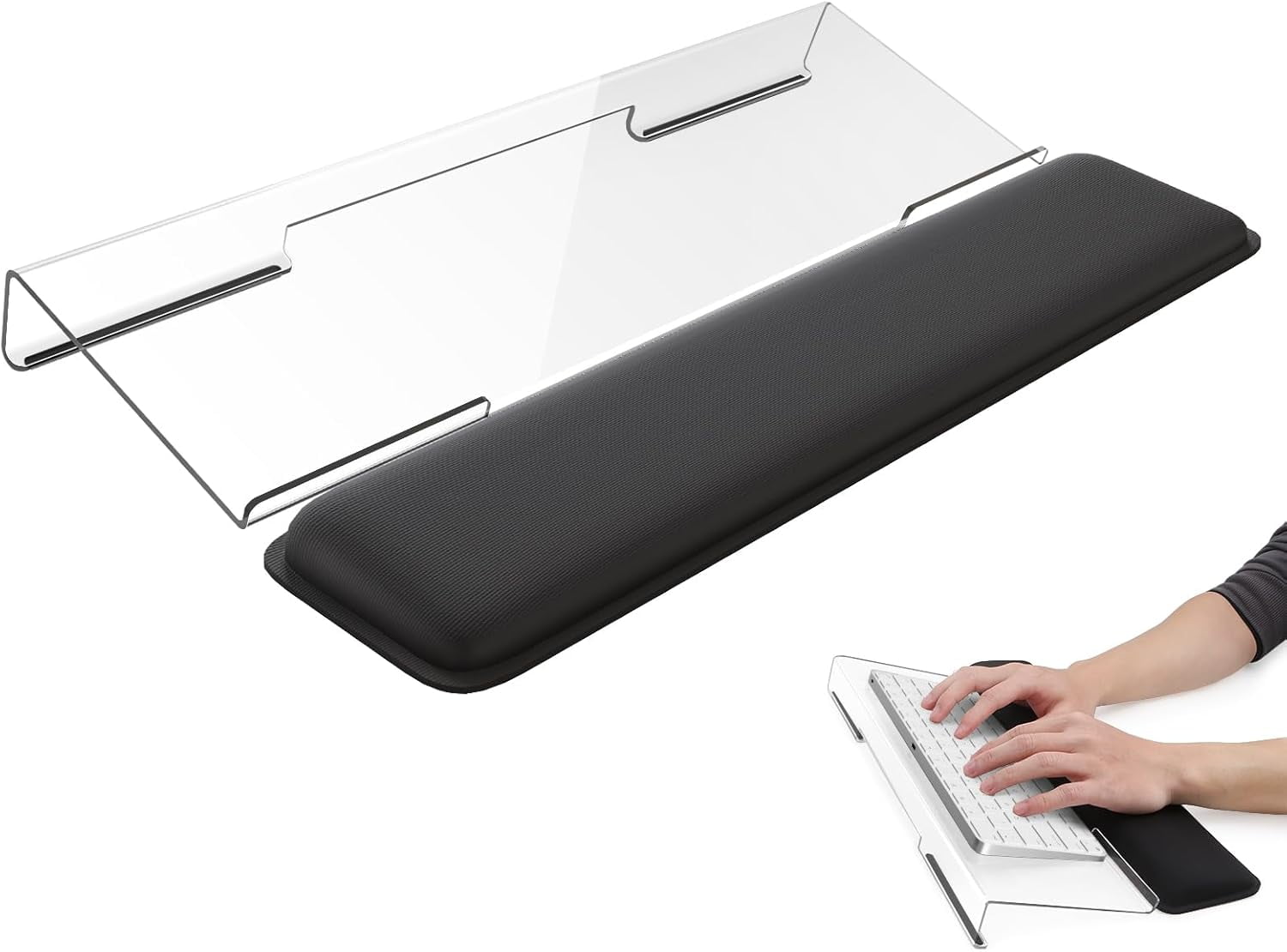 Computer Keyboard Wrist Rest Stand for Desktop, Keyboard Holder for ...