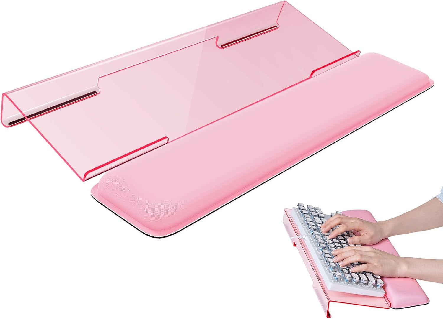 Computer Keyboard Wrist Rest Stand for Desktop, Keyboard Holder for ...