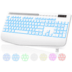 Shipadoo color RGB backlit 104-key mechanical wired gaming keyboard and ...
