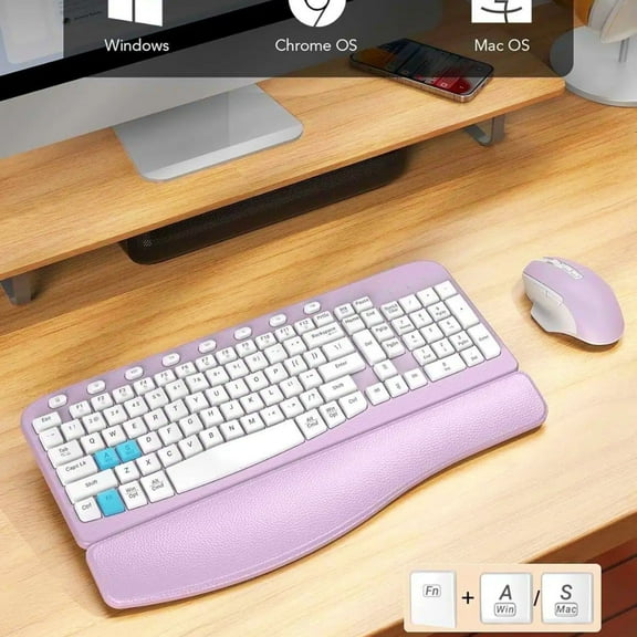 Logitech MK520 Quiet Wireless Keyboard Mouse Combo, USB, Computer Set ...