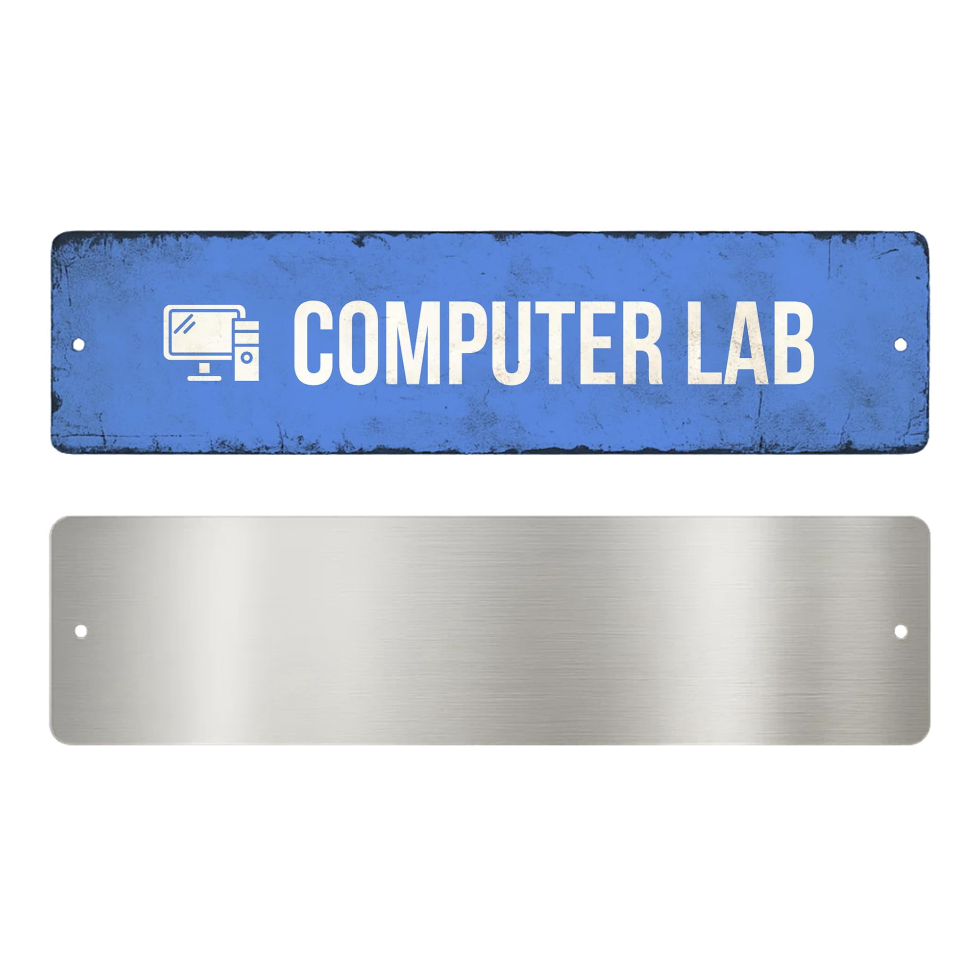 Computer Lab Metal Sign by DC | Arrow Metal Directional Signage for ...