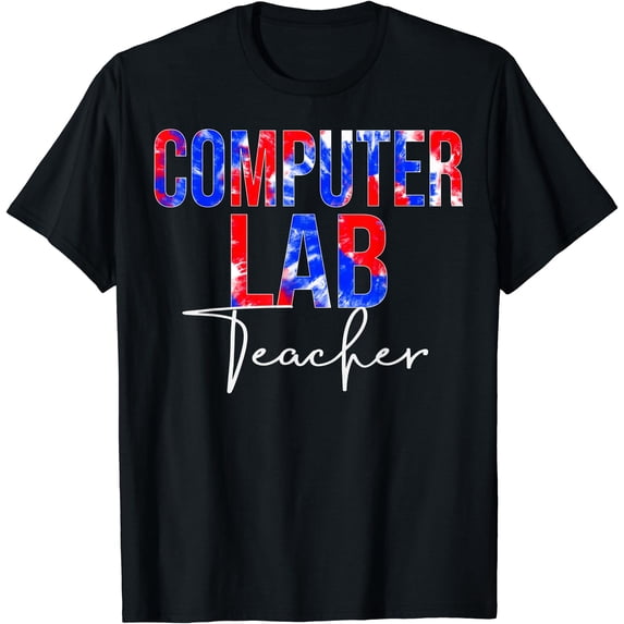 Computer Lab Teacher Tie Dye Back To School appreciation T-Shirt ...
