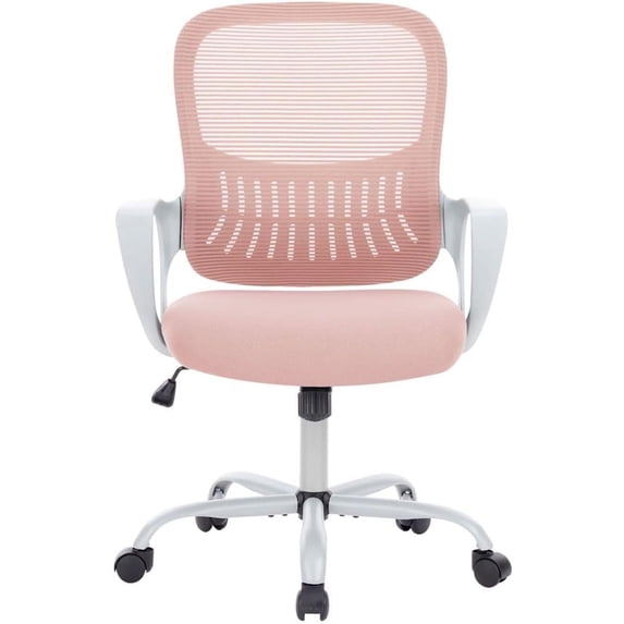 Computer Mesh Swivel Task Chair with Wheels and Comfortable Support for ...