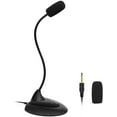 Computer Microphone 3.5mm Desktop PC Microphones with 360° Gooseneck ...