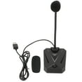 Computer Microphone USB RGB Light Adjustable Gooseneck Noise Reduction ...