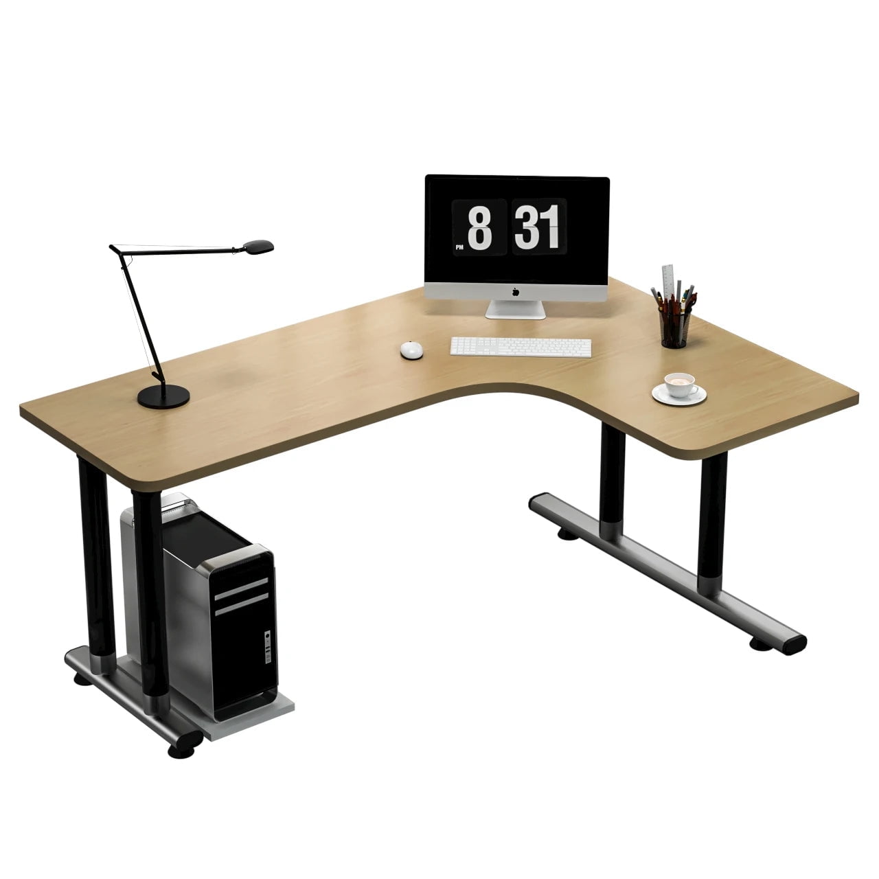 Computer Modern Office Desks Storage Wooden Conference Mobile Office ...