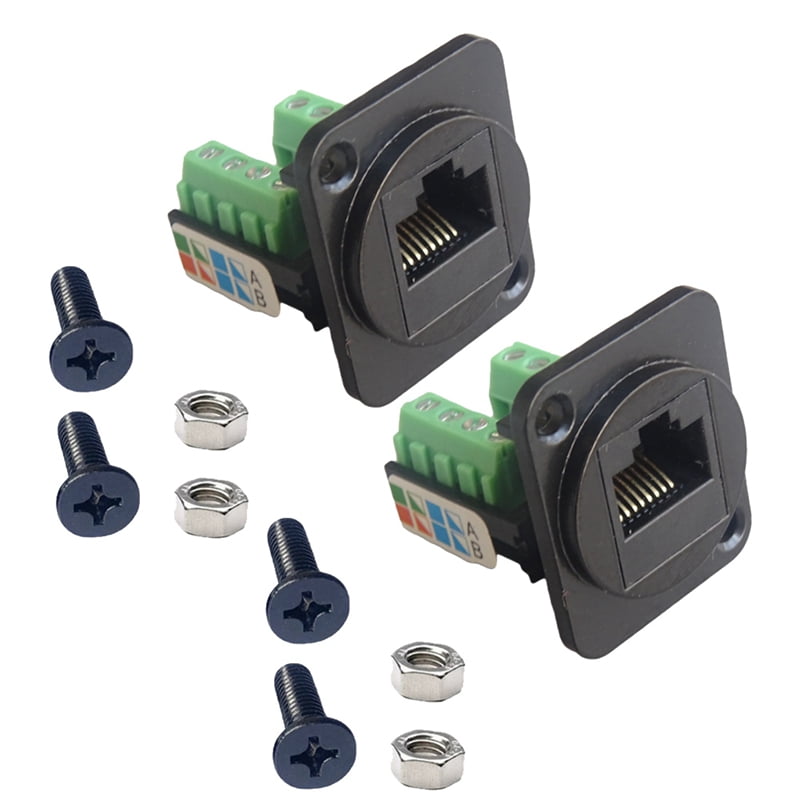 Computer Module D-Shape RJ45 Super Category 5 Wiring CAT5E Network 86 ...