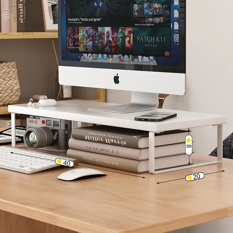 Computer Monitor Elevated Monitor Base Home Office Storage Rack ...