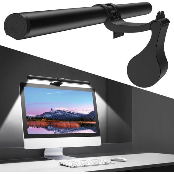 Computer Monitor Light Bar, Computer Screen Lamp for Eye-Caring, USB ...