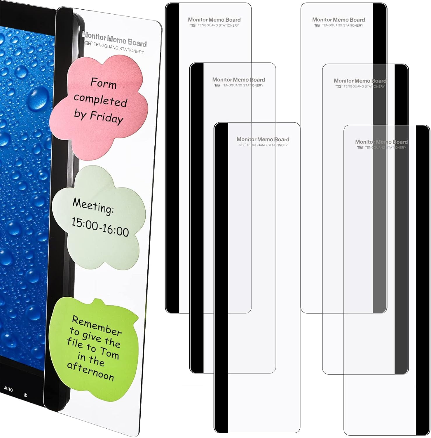 Computer Monitor Notes Monitor Message Board Screen Memo Board Monitor ...