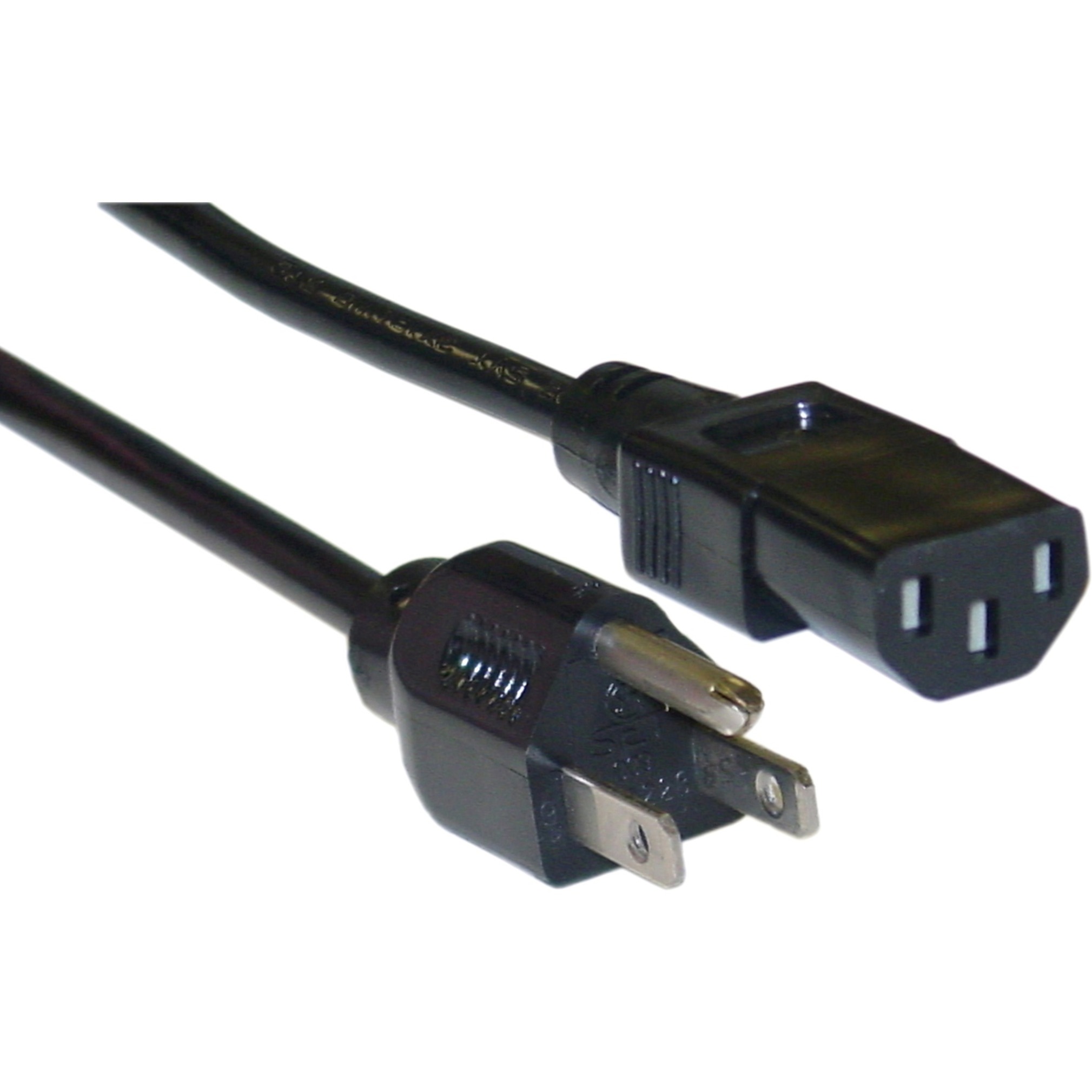 SF Cable NEMA 5-15P to C13 Standard Power Cord Right Angle, 6 feet - 18 AWG - Walmart.com
