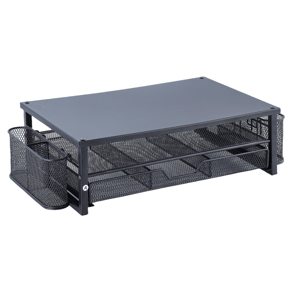 Computer Monitor Stand Laptop Stand with Ventilation Drawer and Side ...