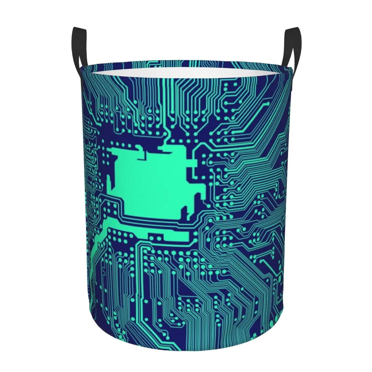 Computer Motherboard Circuit Board Laundry Basket Collapsible Geek ...