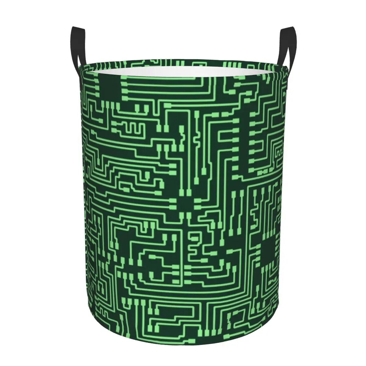 Computer Motherboard Circuit Board Laundry Basket Collapsible Geek ...