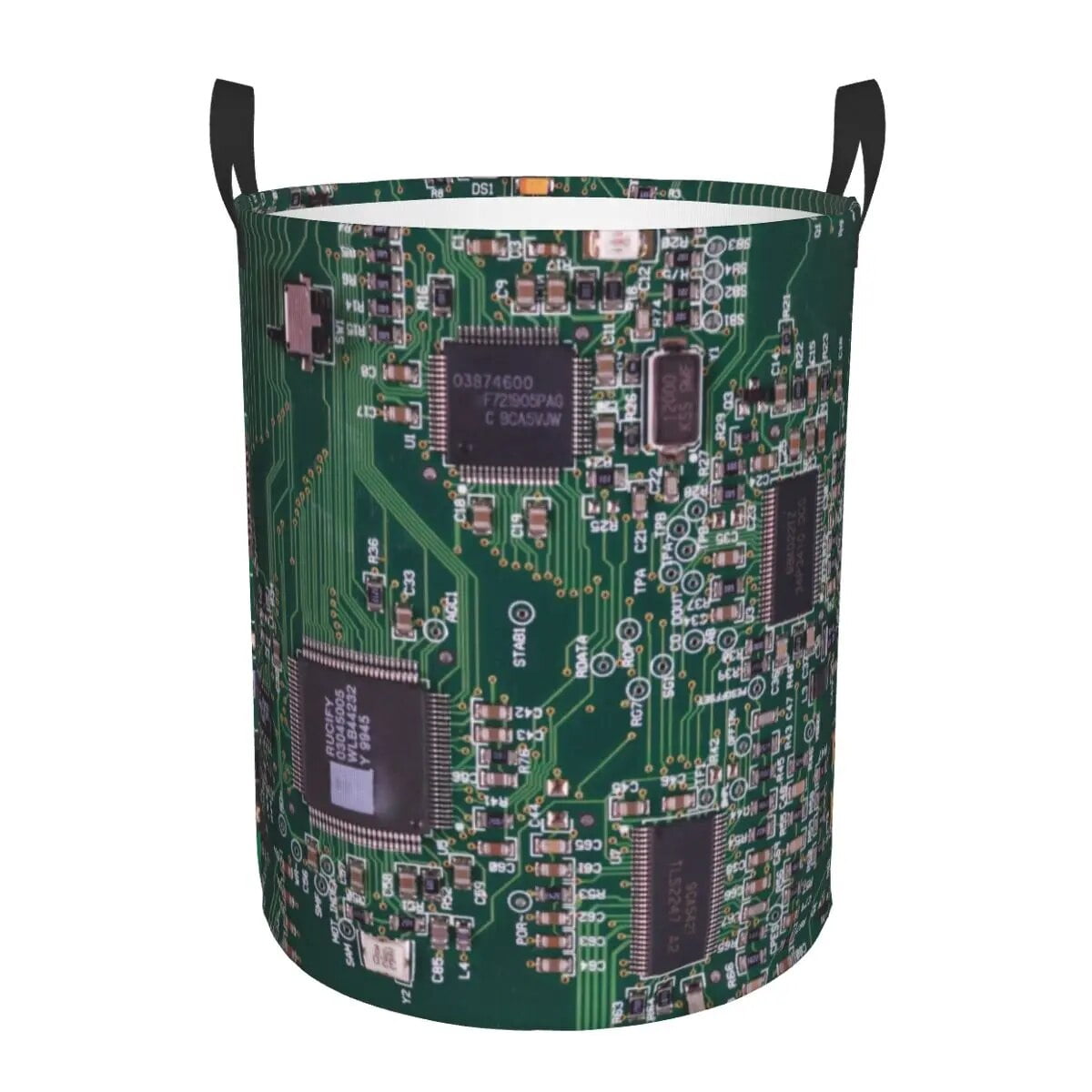 Computer Motherboard Circuit Board Laundry Basket Collapsible Geek ...