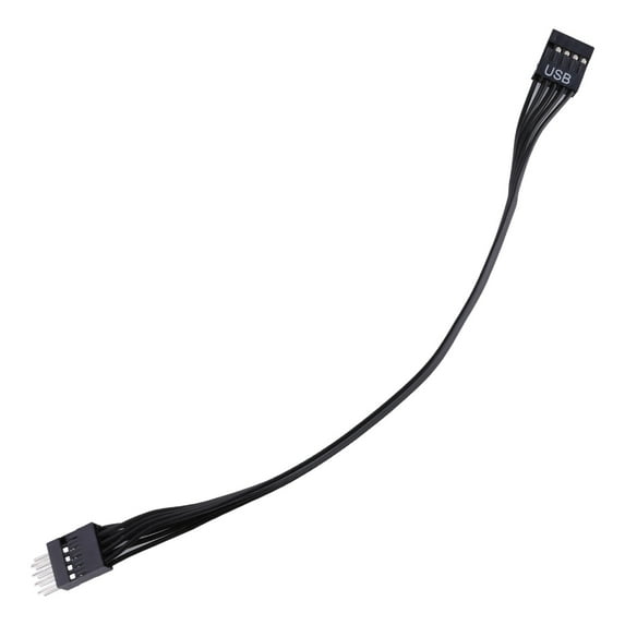Computer Motherboard Front USB 2.0 9Pin Extension Cable for Desktops ...