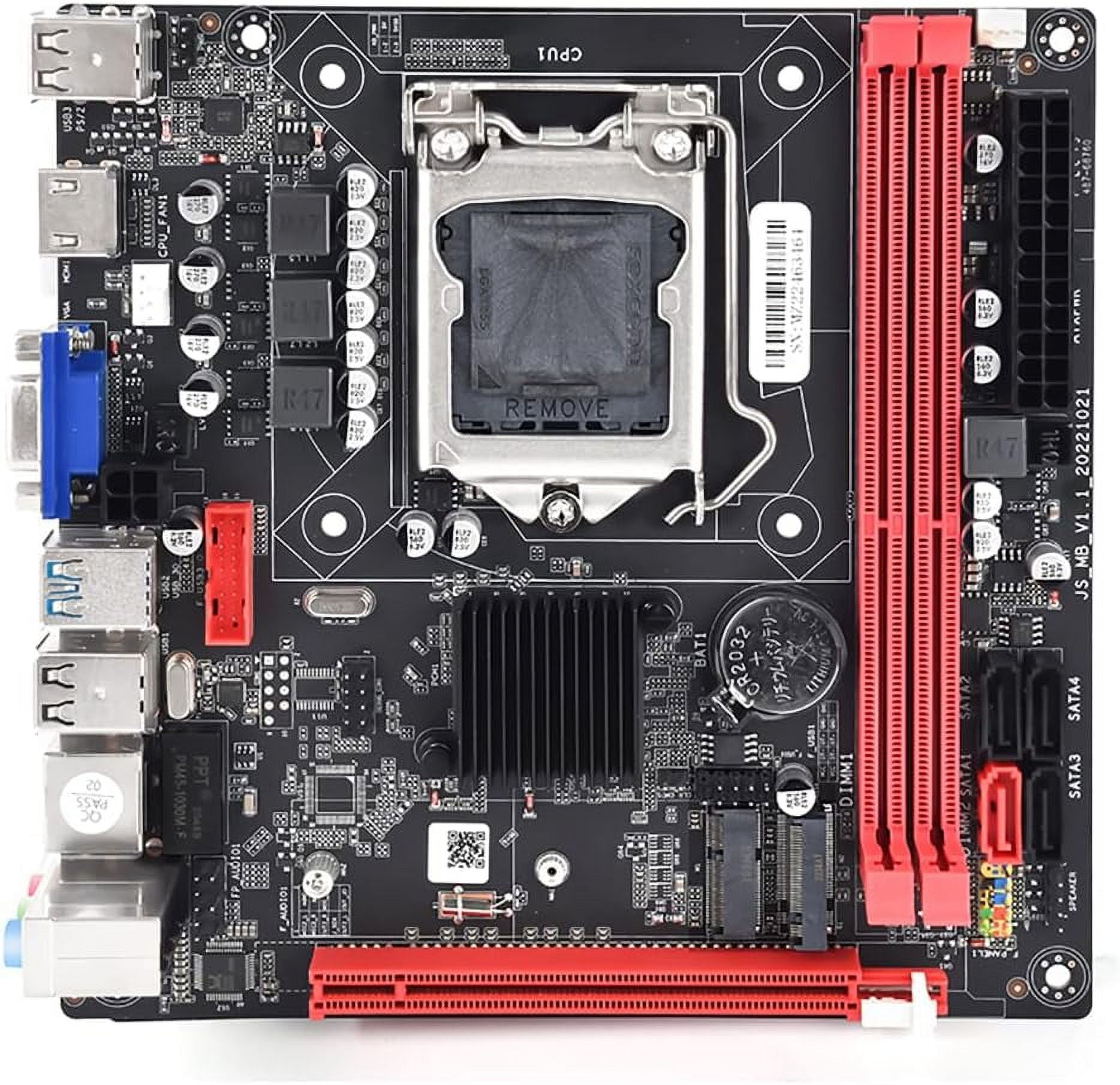 Computer Motherboard H81G Dual Channel DDR3 Memory Slots 100M Support for Network Card LGA1150 ...
