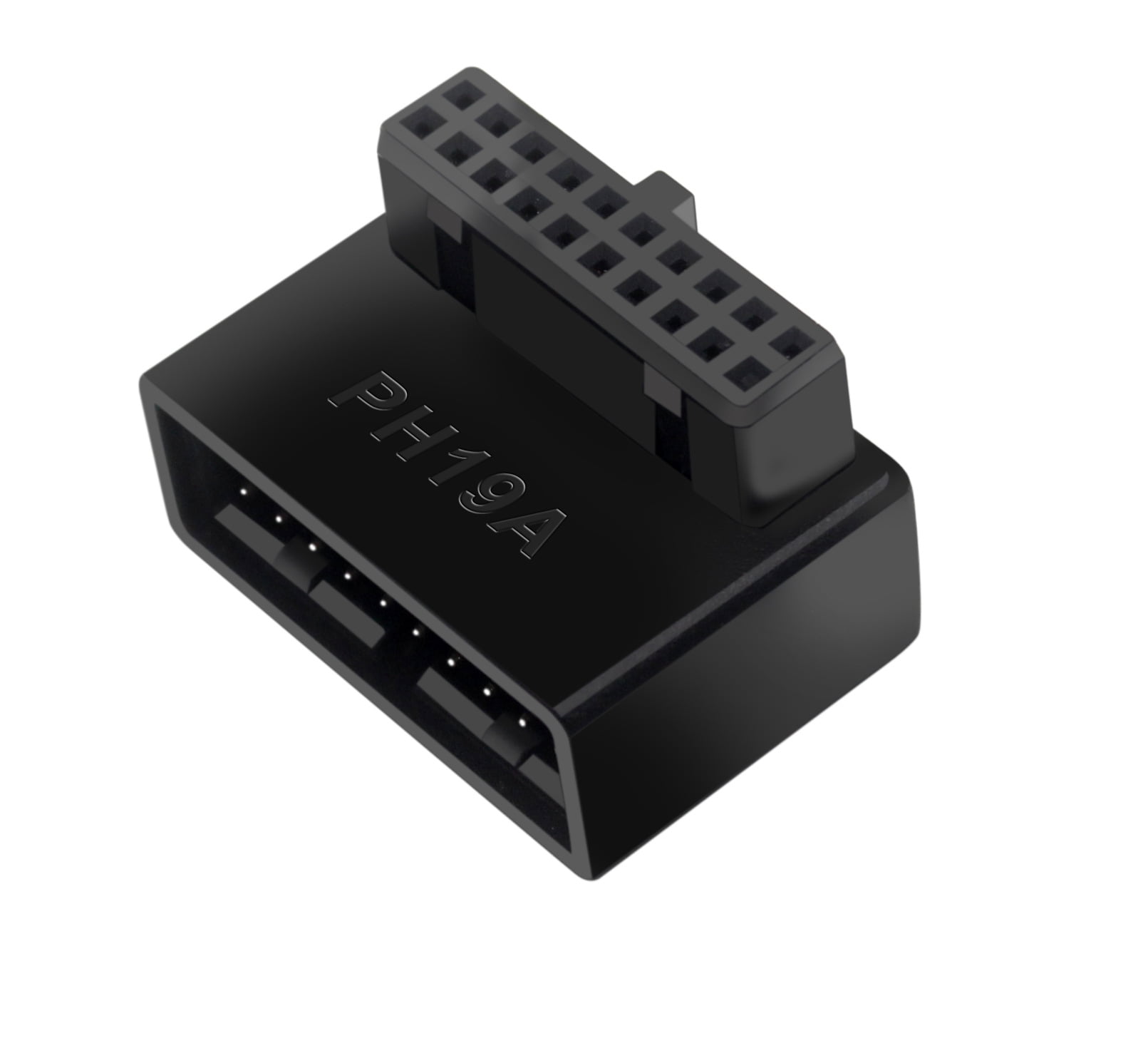 Computer Motherboard Header Adapter Connector USB 3.0 19Pin / 20Pin 90 ...