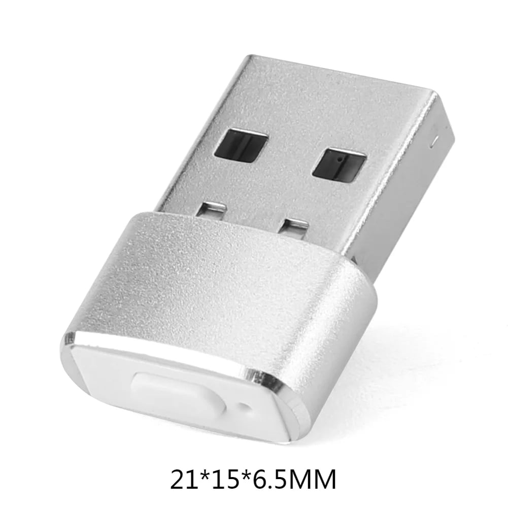 Computer Mouse Jiggler RGB Lights Rechargeable Mouse Mover Mechanical ...