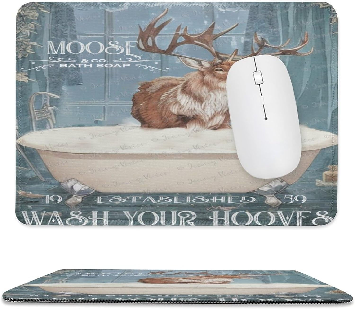 Computer Mouse Pads, Washable Mouse Mat, Office Home Gaming Non-Slip ...