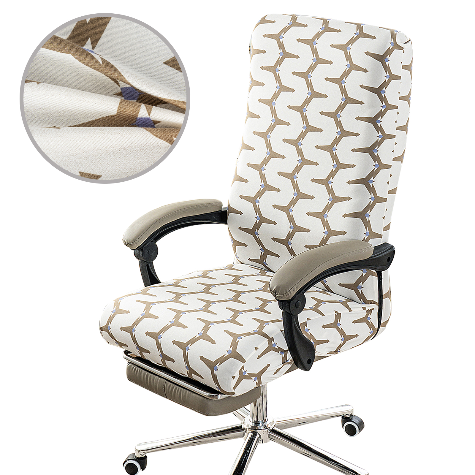 Computer Office Chair Cover - Split Protective & Stretchable Cloth ...