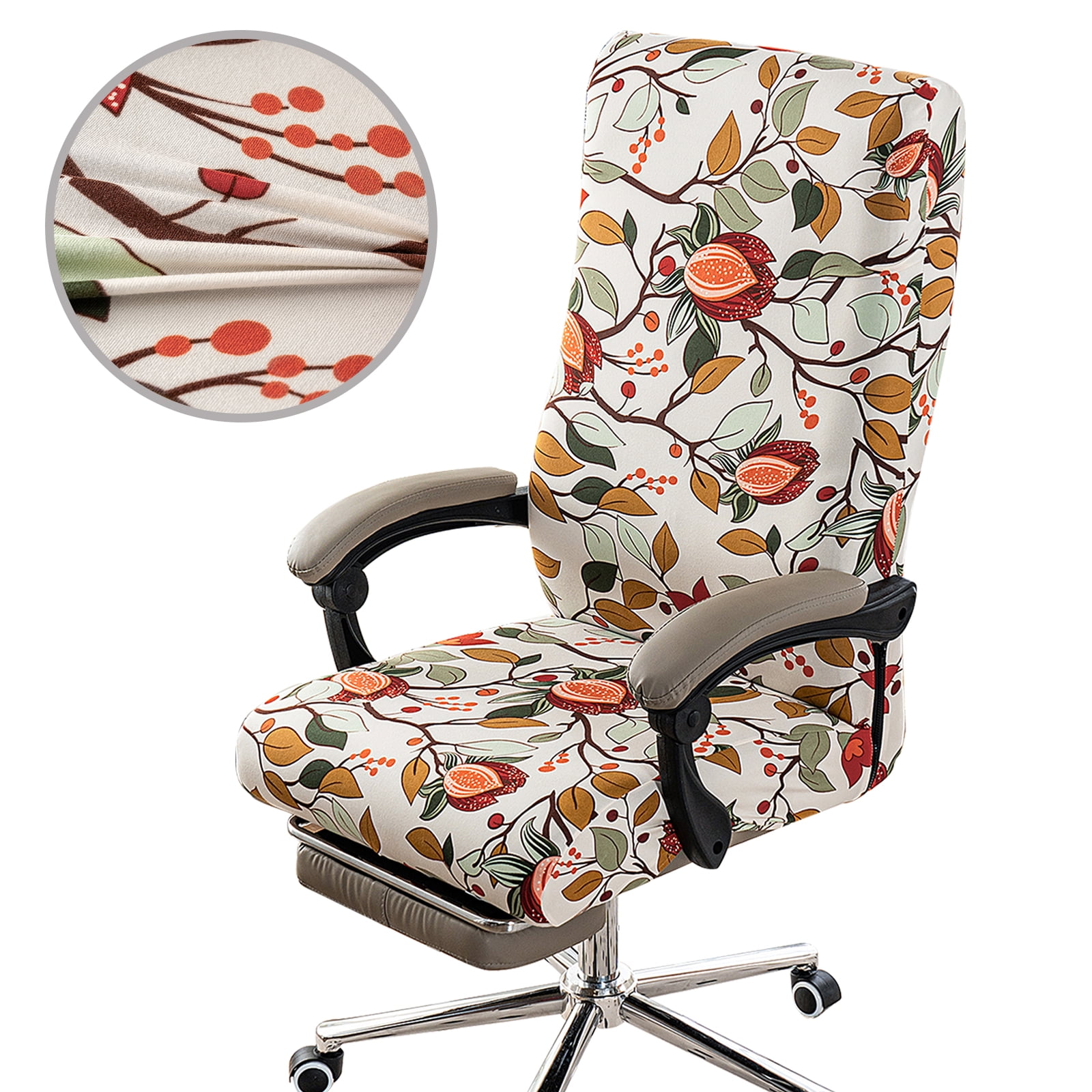 Computer Office Chair Cover - Split Protective & Stretchable Cloth ...