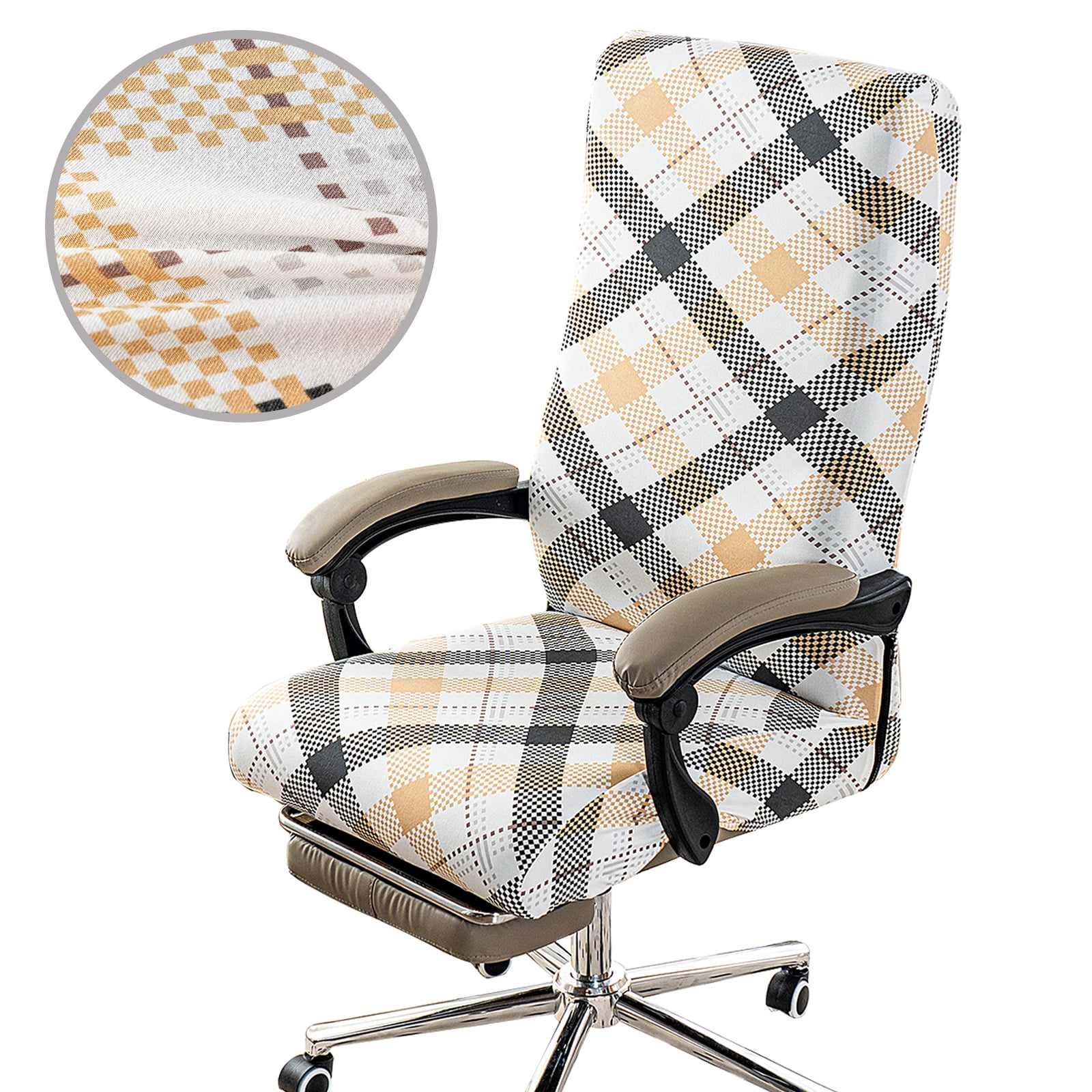 Computer Office Chair Cover - Split Protective & Stretchable Cloth ...