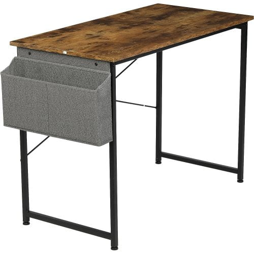Computer Office Desk 40 Inch Writing Small Space Study Table Modern ...
