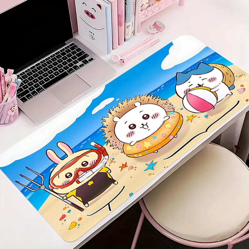 Computer Office Desk Mat Rubber Non-slip Large Mousepad C-chiikawa ...