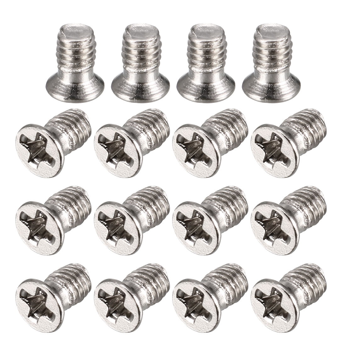 Computer PC Case 2.5" HDD Flat Head Hard Drive Screw M3x4.8mm 200pcs ...