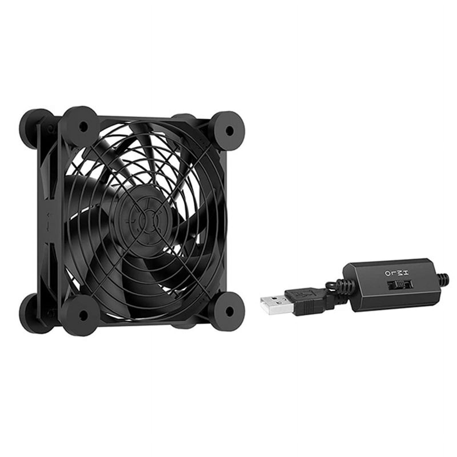 Computer PC Case Fan USB Powered 5V Silent Chassis Cooler for Router ...