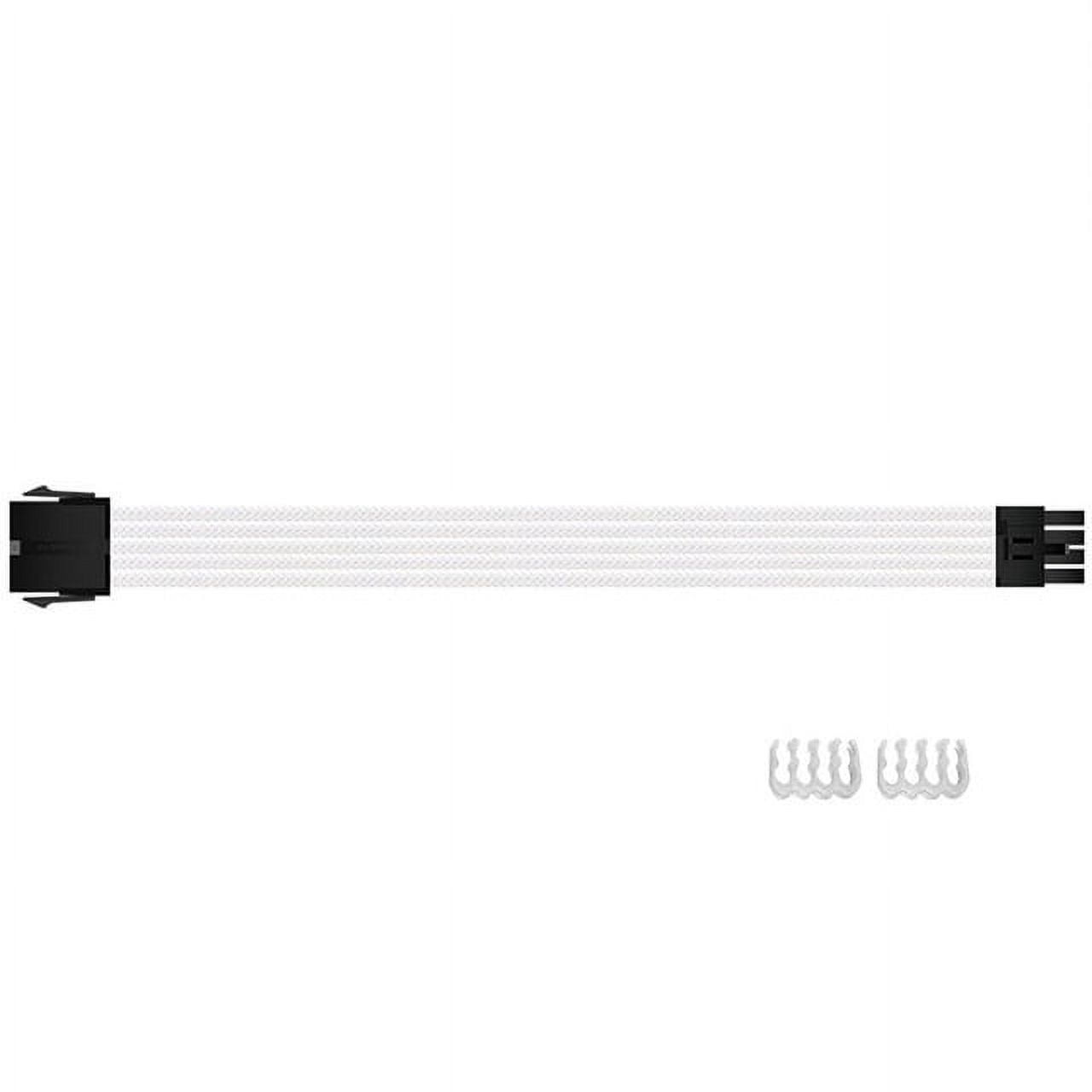 Computer PC Flexible 18AWG Power Supply PSU Sleeved Extension Cable ...