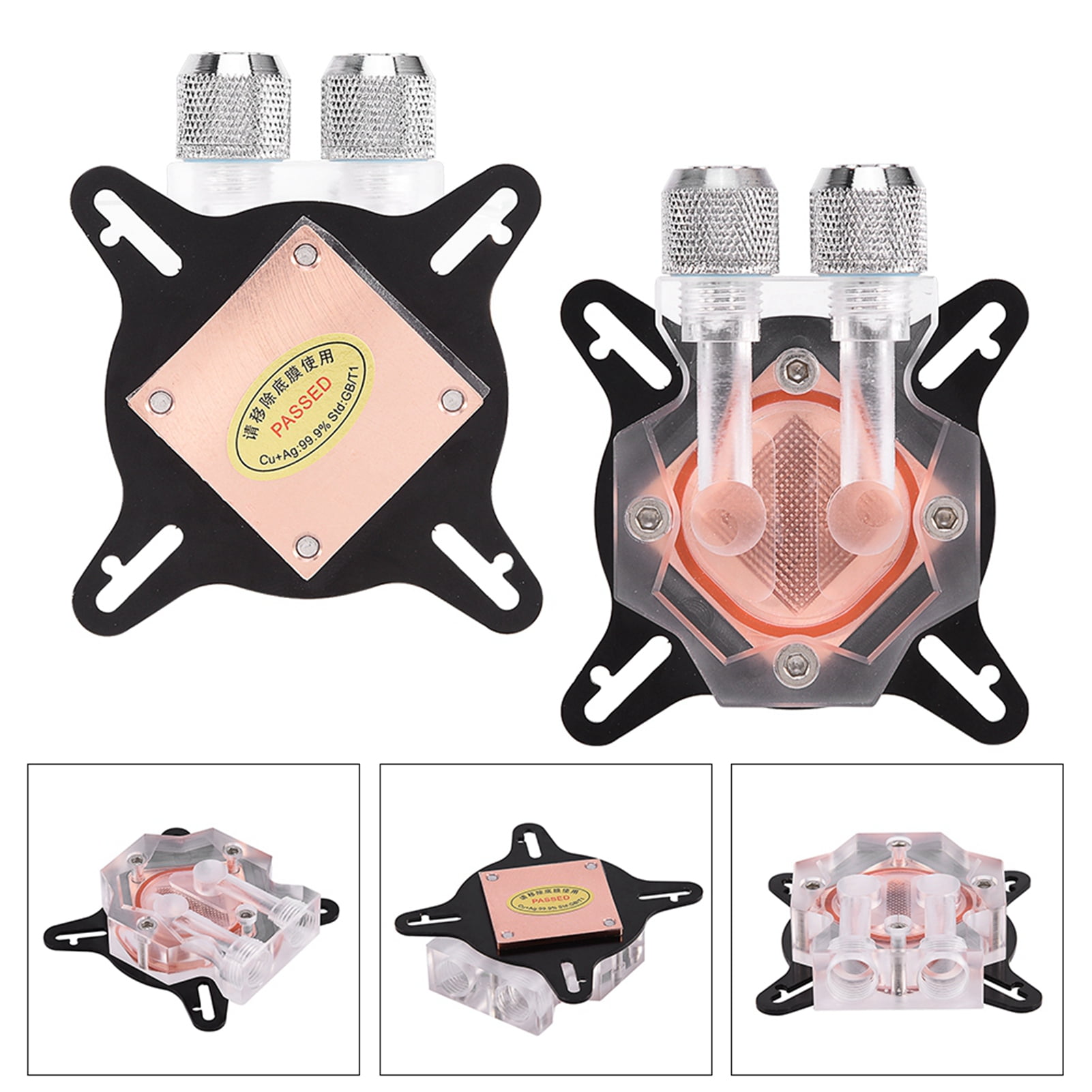 Computer PC GPU Universal Water Cooling Block Waterblock Liquid Cooler ...