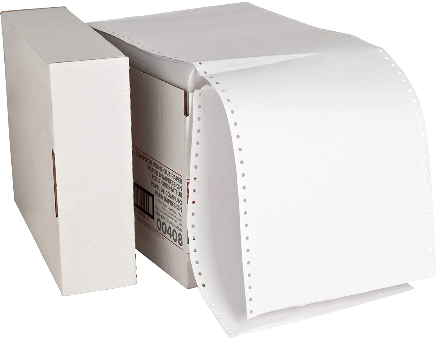 Computer Paper, Plain, 20 lbs., 9-1/2 x 11 Inches, 2300 Count, White ...