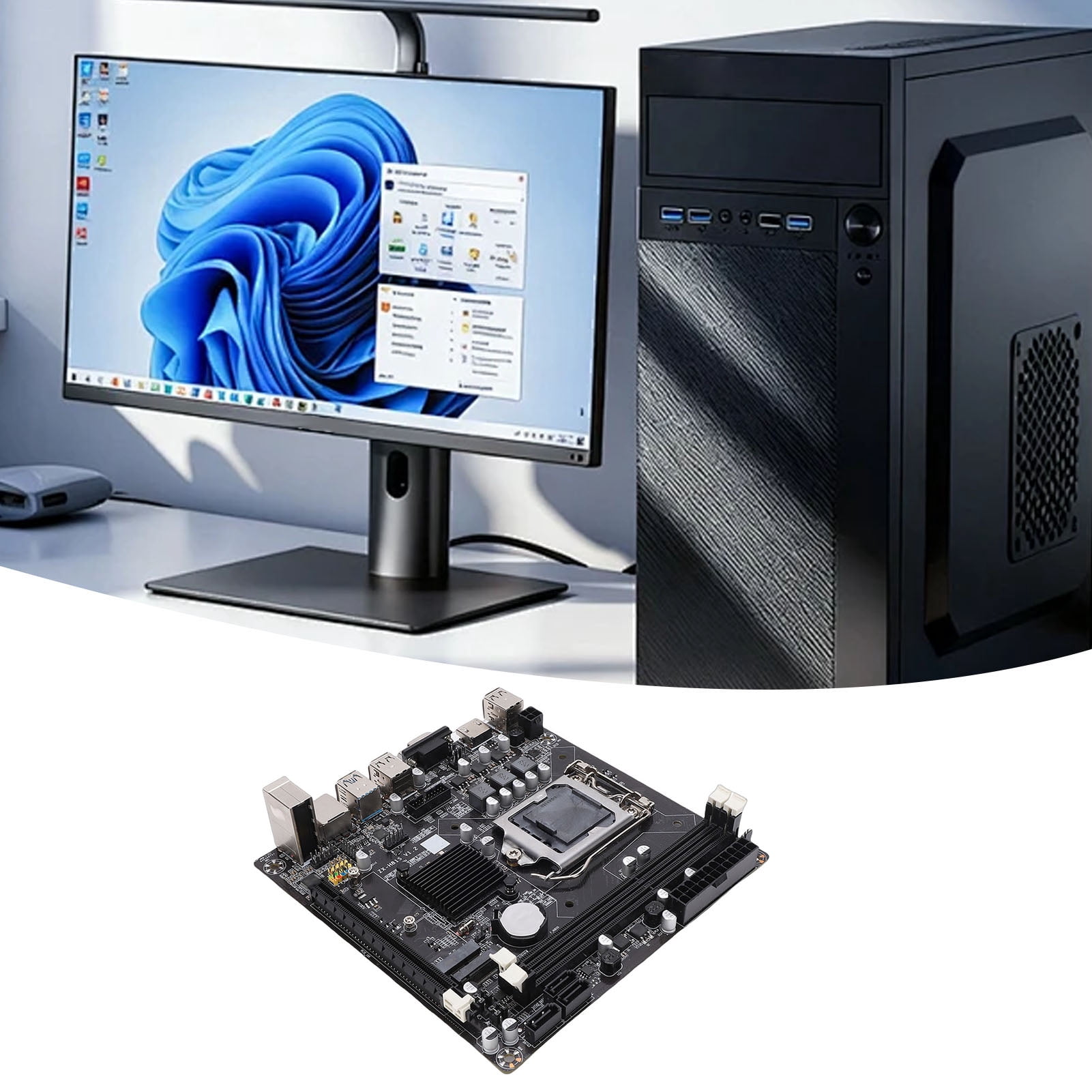 Computer Parts Computer Parts H81 Motherboard Support for Core I3 I5 I7 ...
