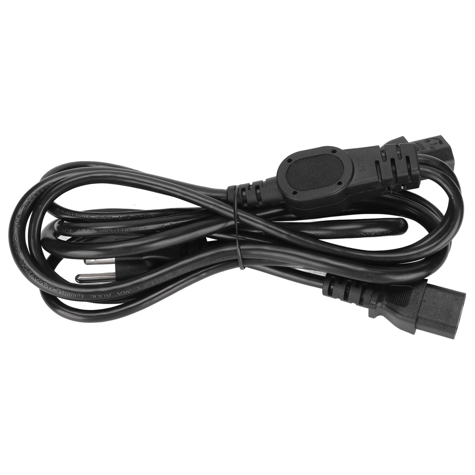 Computer Power Cord 515p Male To Dual Iec320 C13 Female Y Shape Pc