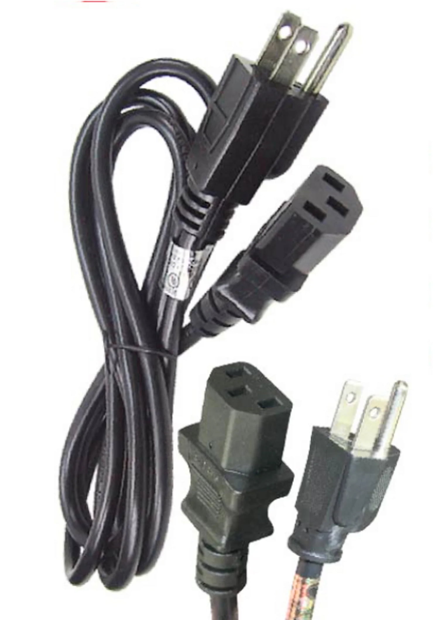 Computer Power Cord, Universal Perfect for TVs, computers, and other ...