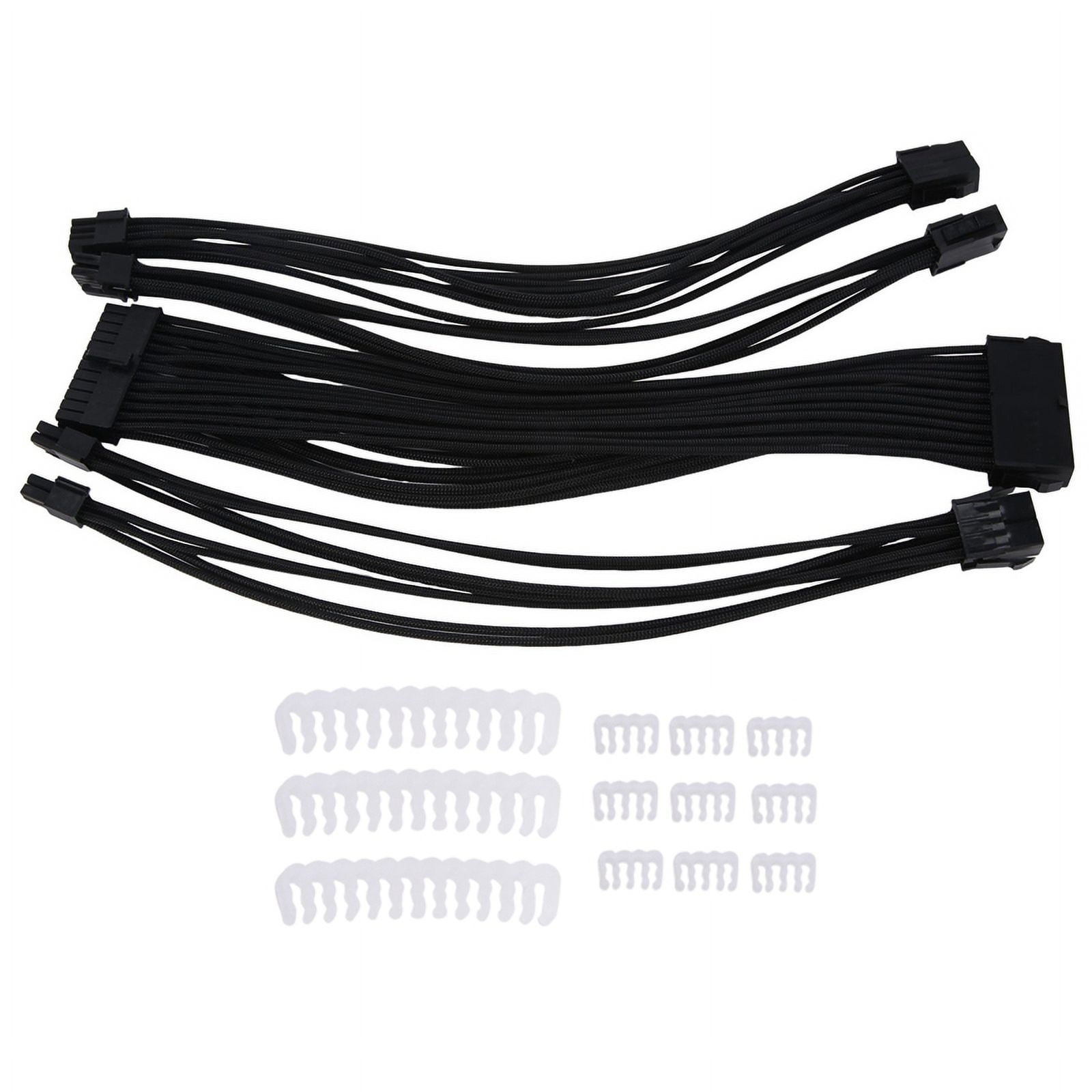 Computer Power Extension Cable PSU ATX 24Pin Extension Cable 8-Pin 6 ...
