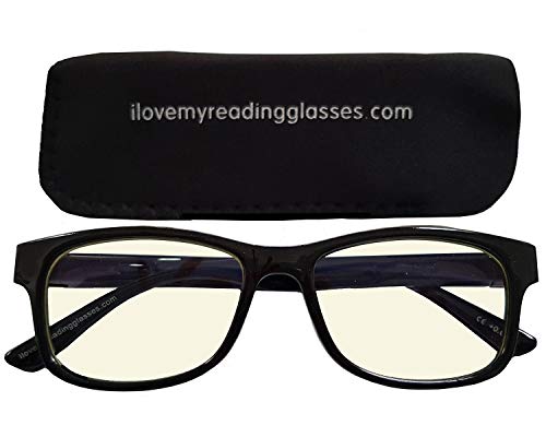Computer Reading Glasses with Amber Tinted Lenses to minimize Digital ...