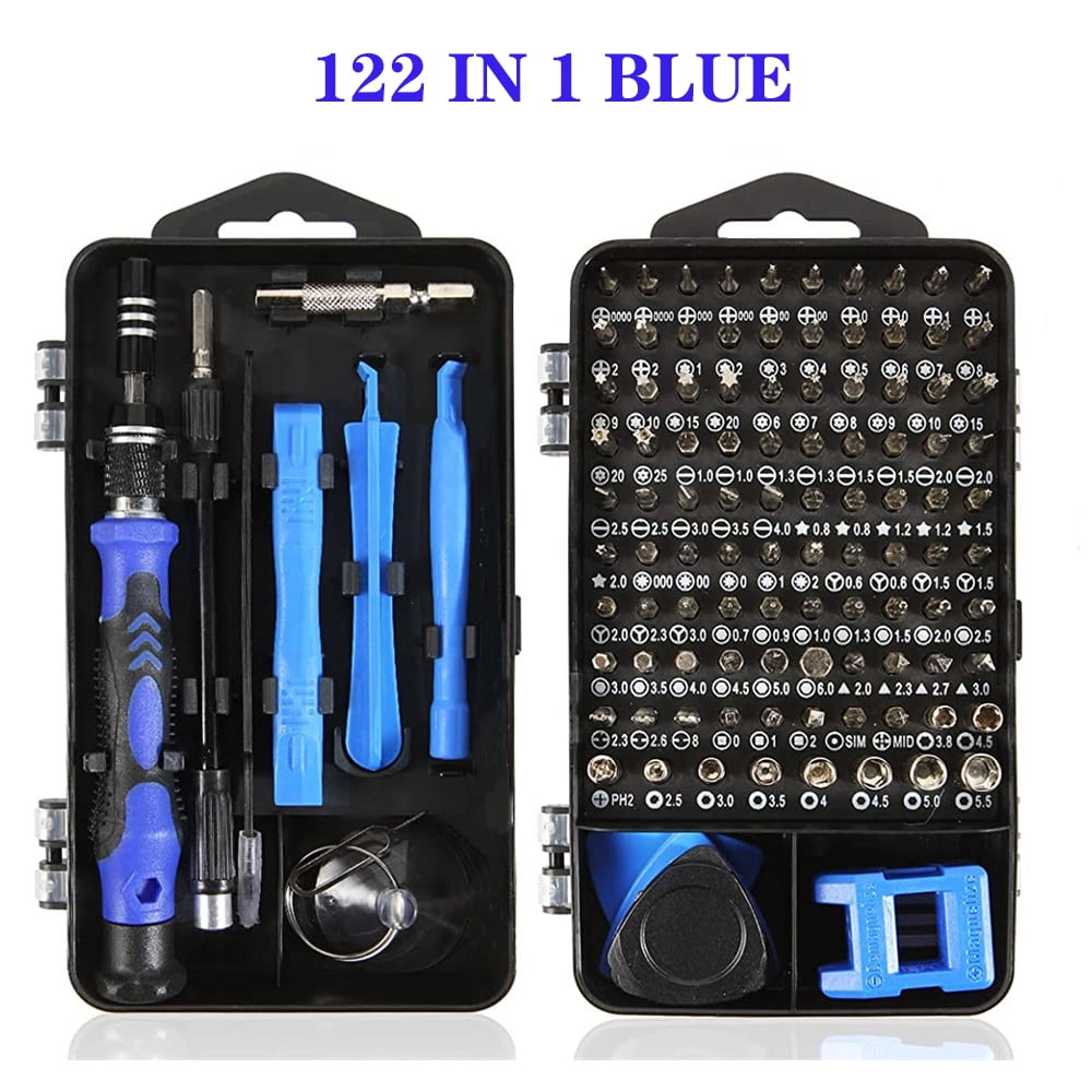 Computer Repair Kit,122 in 1 Magnetic Laptop Screwdriver Kit, Precision ...
