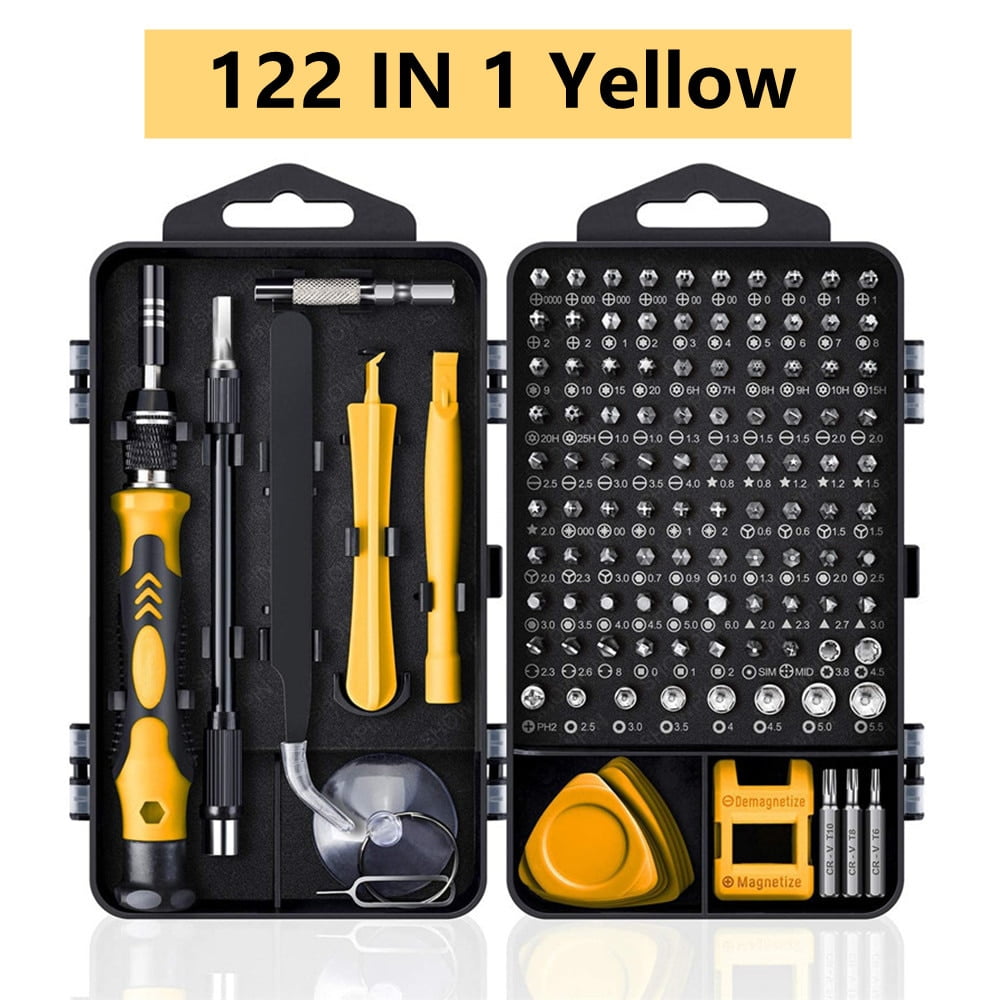 Computer Repair Kit,122 in 1 Magnetic Laptop Screwdriver Kit, Precision ...
