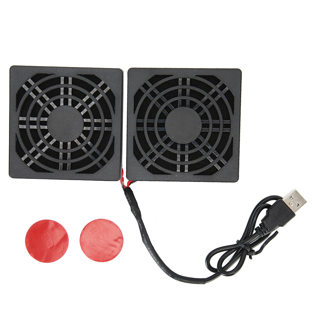 Computer Router Fan with Dust Cover USB Power Heat Dissipation Tool for ...